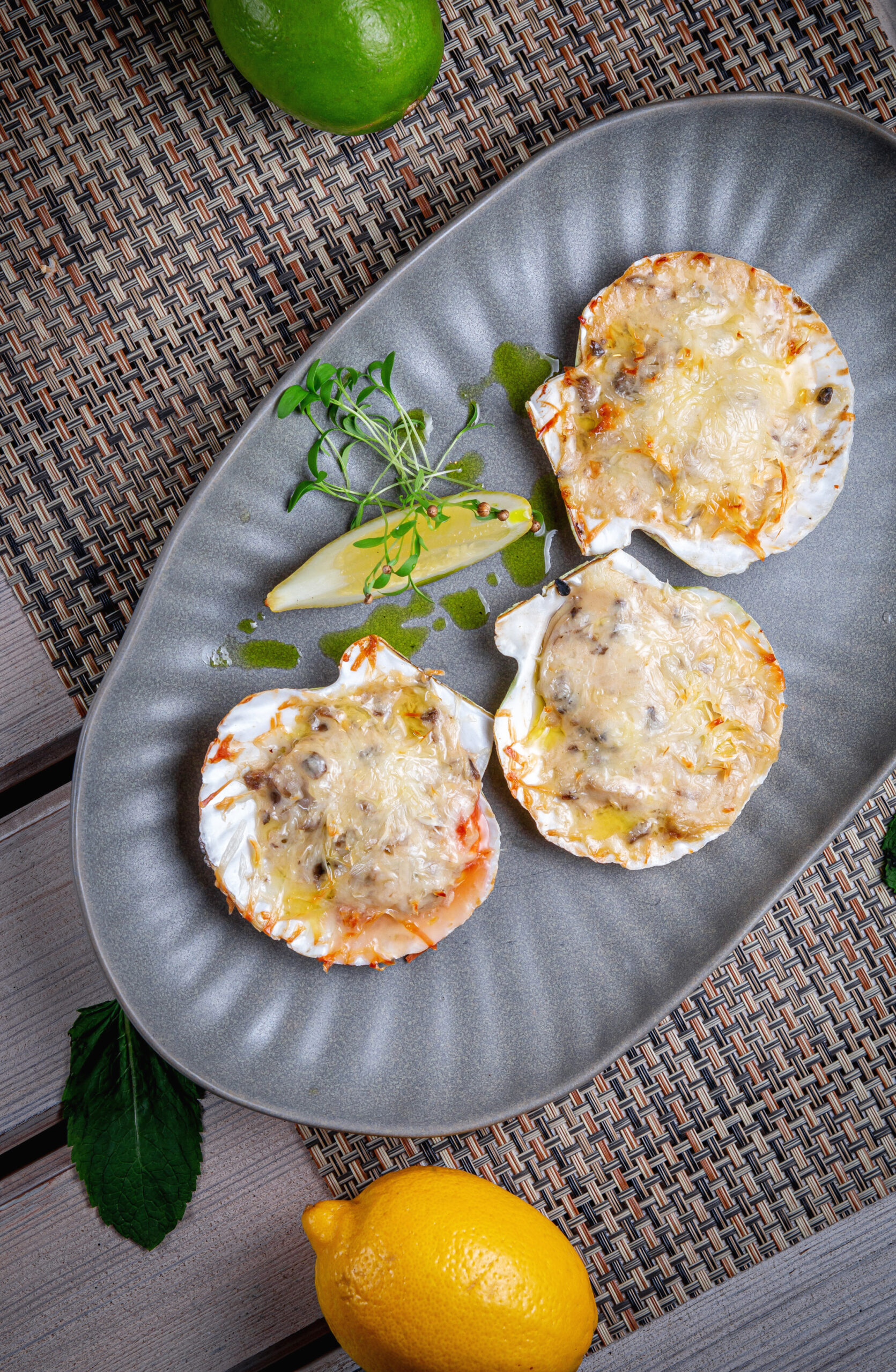 Ostiones gratinados — Marmicoc